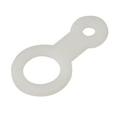 Ideal Door® Overhead Garage Door EZ-Set® White Plastic Tube Retainer ...