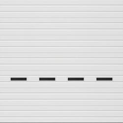 Ideal Door® Commercial 14' x 14' White Non-Insulated Garage Door with ...