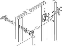 Ideal Door® Overhead Garage Door Keyed Lockset Kit at Menards®