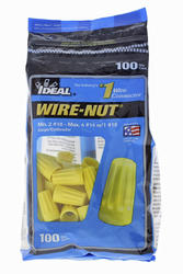 IDEAL® Wire-Nut® 22-16 AWG Electrical Wire Connector- 100 Count at Menards®