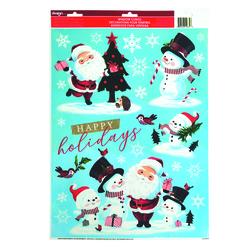 Design Group 12" x 17" Christmas Classic Window Cling - Assorted Styles ...
