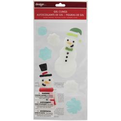 Design Group 5-1/2" x 12" Christmas Gel Window Cling - Assorted Styles ...