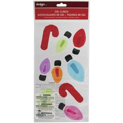 Design Group 5-1/2" x 12" Christmas Gel Window Cling - Assorted Styles ...