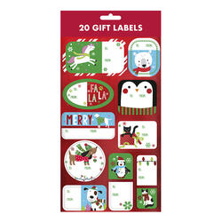 Design Group Assorted Pets & Animals Holiday Gift Labels - 20 Pack at ...