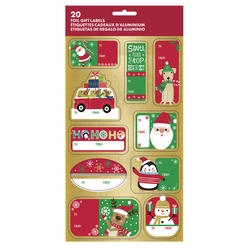 Design Group Assorted Pets & Animals Holiday Gift Labels - 20 Pack at ...