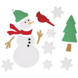 Design Group 11-1/2 x 12 Christmas Gel Window Clings - Assorted Styles ...