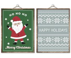 Enchanted Forest® 12" x 16" Reversible Christmas Sign - Assorted Styles ...
