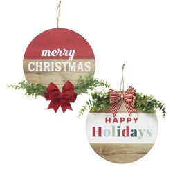 Enchanted Forest® 16" Round Christmas Sign - Assorted Styles at Menards®