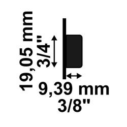 Prefinished White Polystyrene 3/8 x 3/4 x 8' Screen Moulding WM142 at ...