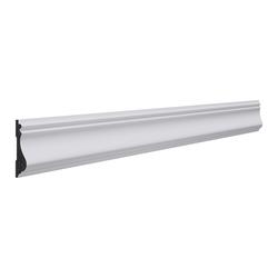 Prefinished White Polystyrene 11/16 x 2-5/8 x 8' Chair Rail Moulding ...