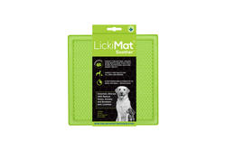 LickiMat® Soother™ Boredom Buster Green Dog Slow Feeder Licking Mat at ...