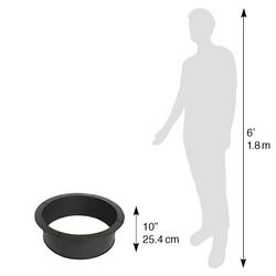 Backyard Creations® 28" Round Steel Fire Ring at Menards®