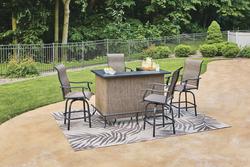 Backyard Creations® Ledgeview 5-Piece Bar Set at Menards®
