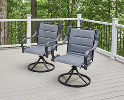 Backyard Creations® Crestone Swivel Chair- 2 Pack at Menards®