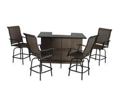 Backyard Creations® Ledgeview 5-Piece Bar Set at Menards®
