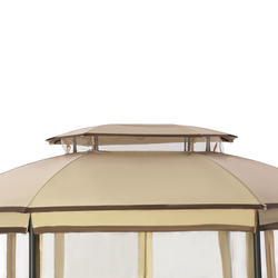 11' x 13' Fabric Gazebo with Curtain at Menards®