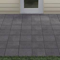 GroundSmart 12" Gray Flat Rubber Paver at Menards®