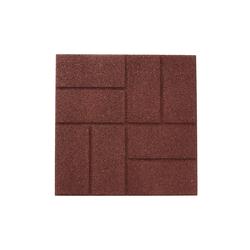 GroundSmart 16" Dual-Sided Red Rubber Paver at Menards®