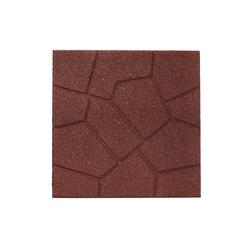 GroundSmart 16" Dual-Sided Red Rubber Paver at Menards®