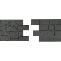 GroundSmart 24" x 12" Dual-Sided Gray Interlocking Rubber Paver at Menards®