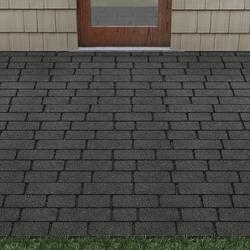 GroundSmart 24" x 12" Dual-Sided Gray Interlocking Rubber Paver at Menards®