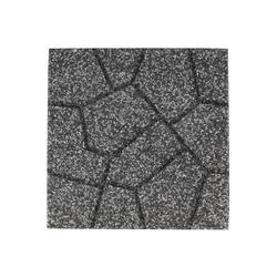 GroundSmart 16" Dual-Sided Gray and Black Blended Rubber Paver at Menards®