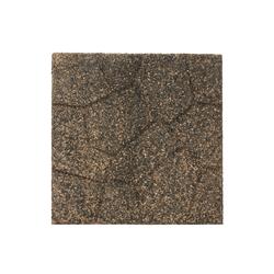 GroundSmart 16" Dual-Sided Tan and Black Blended Rubber Paver at Menards®