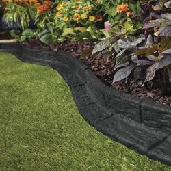 GroundSmart™ 4' Rubber Landscape Edging - Black at Menards®