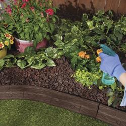 GroundSmart 4' Rubber Landscape Edging - Brown at Menards®