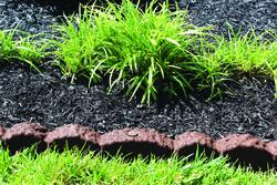 Lasting Beauty® 4' Brown Rubber Cobblestone Landscape Edging at Menards®