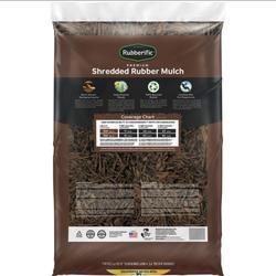 Shredded Brown Rubber Mulch - 0.8 Cu. Ft. at Menards®