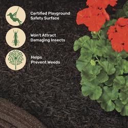 Shredded Brown Rubber Mulch - 0.8 Cu. Ft. at Menards®