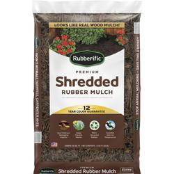 Shredded Brown Rubber Mulch - 0.8 Cu. Ft. at Menards®
