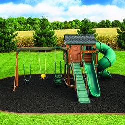 GroundSmart Black Rubber Mulch Nuggets - .8 Cu. Ft. at Menards®