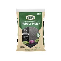GroundSmart Black Rubber Mulch Nuggets - .8 Cu. Ft. at Menards®