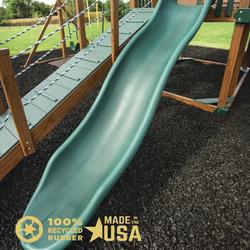 GroundSmart Black Rubber Mulch Nuggets - .8 Cu. Ft. at Menards®