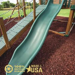 GroundSmart Red Rubber Mulch Nuggets - .8 Cu. Ft. at Menards®