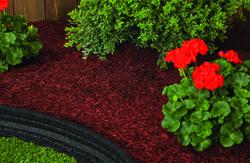 Shredded Red Rubber Mulch - 76.8 Cu. Ft. at Menards®