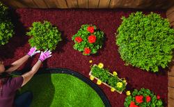 Shredded Red Rubber Mulch - 76.8 Cu. Ft. at Menards®