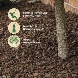 GroundSmart Brown Rubber Mulch Nuggets - .8 Cu. Ft. at Menards®