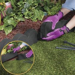 GroundSmart 4' Gray Scallop Rubber Landscape Edging at Menards®