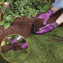 GroundSmart 4' Red Rubber Scalloped Landscape Edging at Menards®