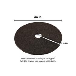 Lasting Beauty® 36" Dark Brown Rubber Tree Ring at Menards®