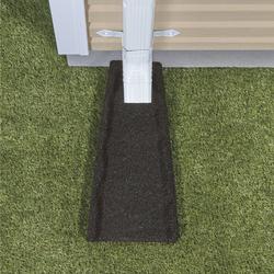 GroundSmart Black Rubber Splash Block at Menards®