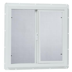 IPS 24"W x 24"H White Vinyl Single Sliding Utility Window at Menards®