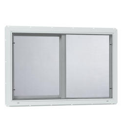 IPS 36"W x 24"H White Vinyl Single Sliding Utility Window at Menards®
