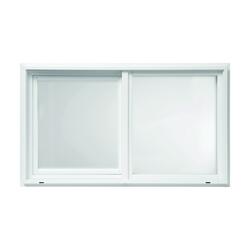 IPS 32"W x 22"H White Vinyl Single Sliding Basement Window at Menards®