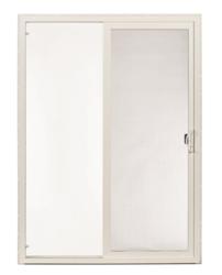Summit Patio Doors 96"W x 80"H White Vinyl Reversible Sliding Patio ...