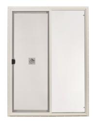 Summit Patio Doors 96"W x 80"H White Vinyl Reversible Sliding Patio ...