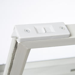 IPS 18"W x 24"H White Vinyl Single-Hung Utility Window with Nailing ...